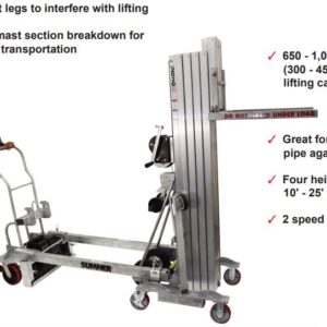 12 Foot Material Lift Rental